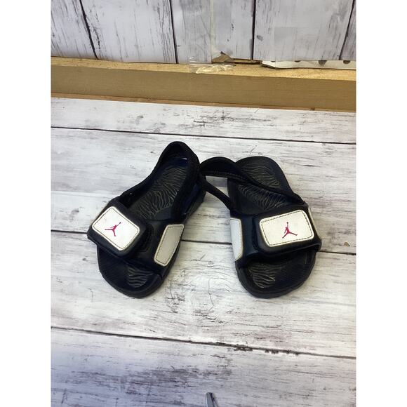 Nike | Shoes | Nike Air Jordan Hydro Slides Sandals Black Size 7 | Poshmark